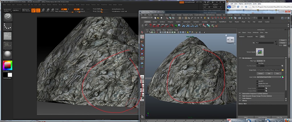 Problems with ZBrush -> Xnormal -> Maya 2011 pipeline - ZBrushCentral
