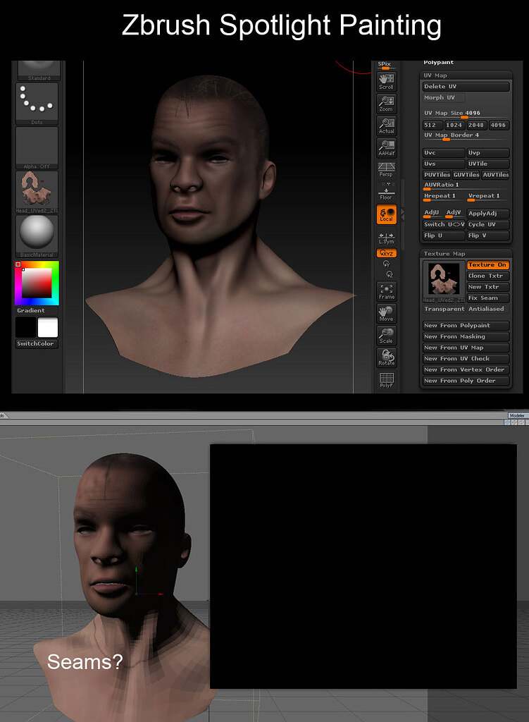 Answered: Seams Problem - Help Please - ZBrushCentral