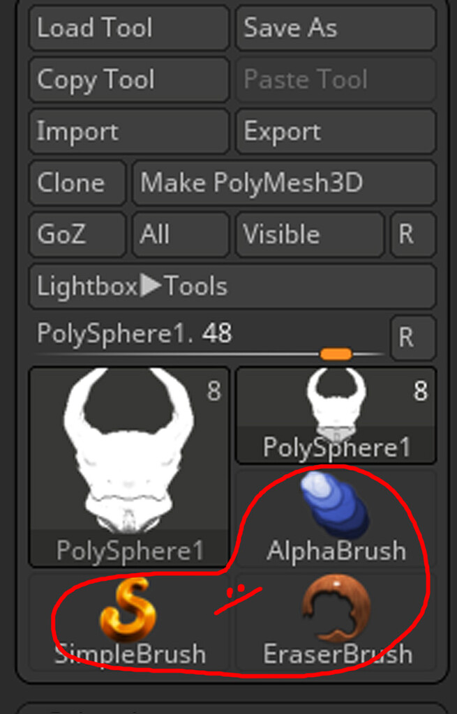 How to deal with this interface element - ZBrushCentral