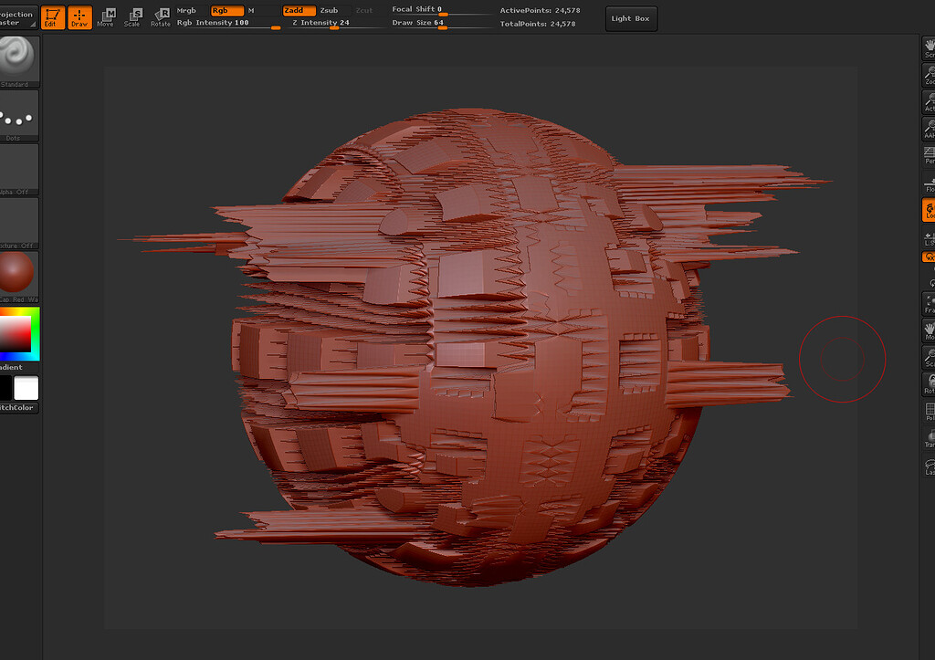 Exploding mesh - ZBrushCentral