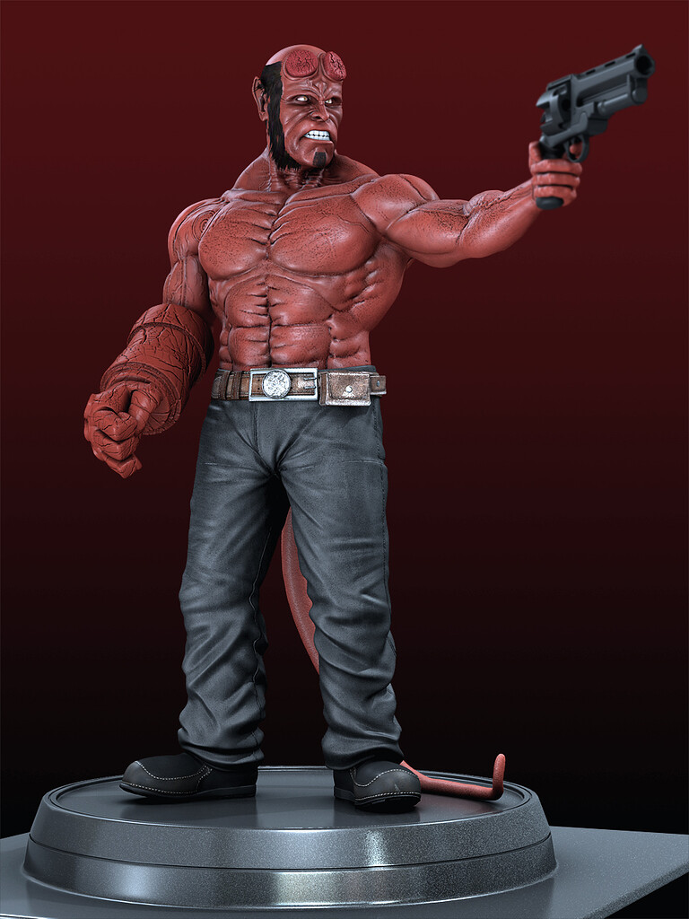 Hellboy - ZBrushCentral