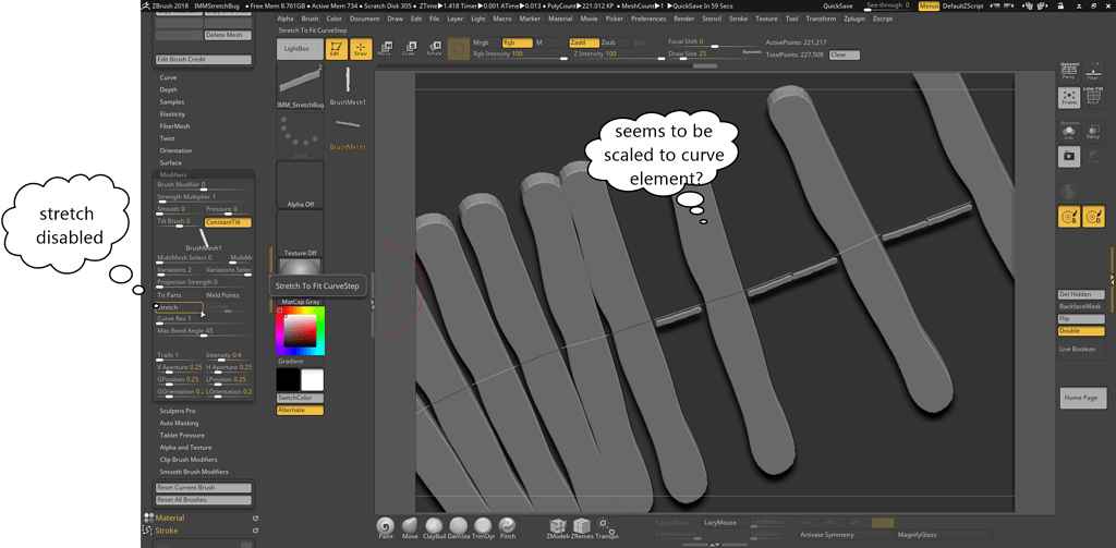 [IMM] insert mesh stretching - ZBrushCentral