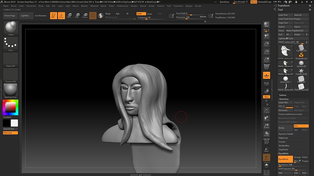 Long Hair Sculpting Help/ Advice Needed - ZBrushCentral