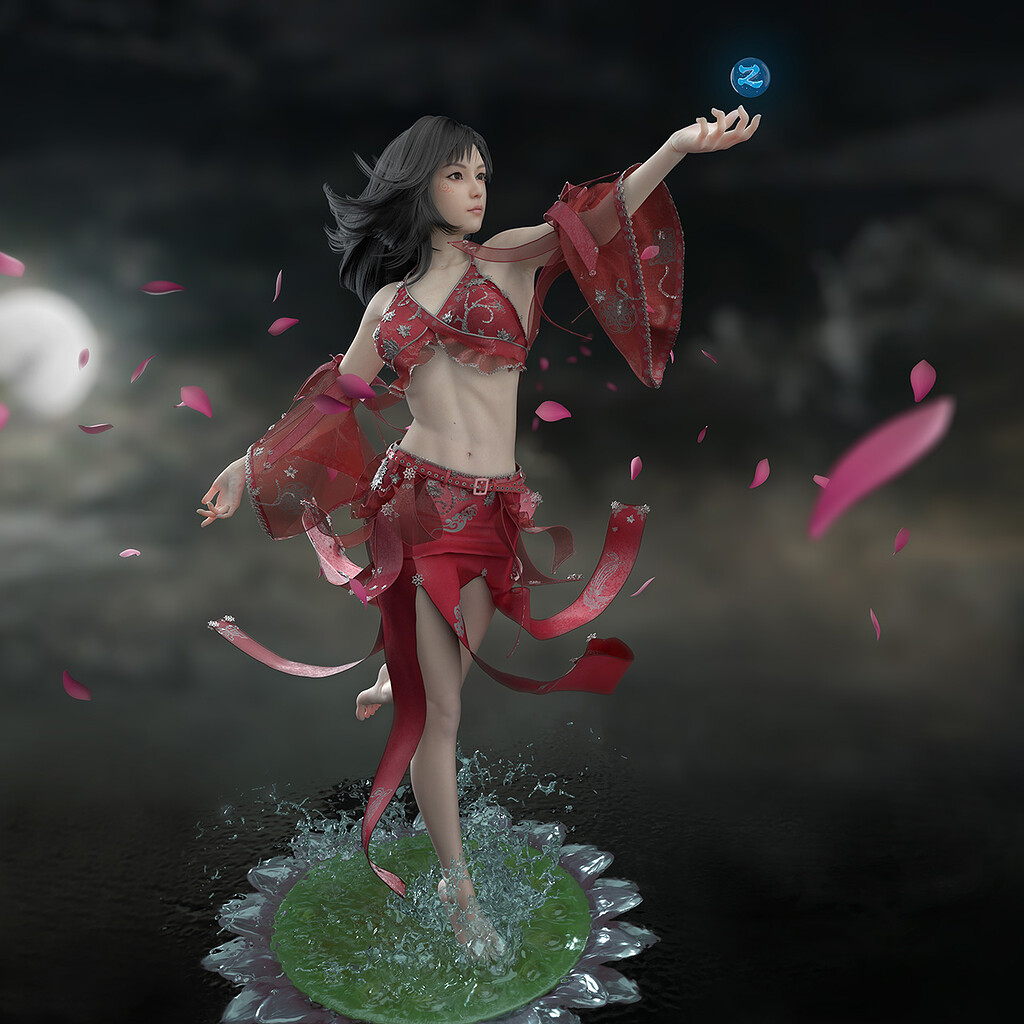 Goddess Quiet Frame Works - ZBrushCentral