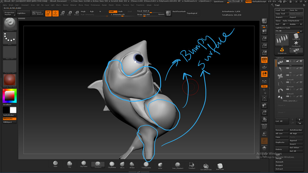 how-to-smooth-a-bumpy-surface-zbrushcentral