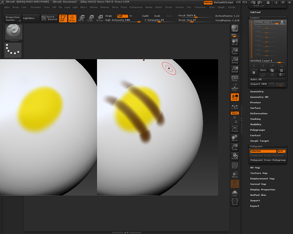 Polypainting 3dlayers is ??? - ZBrushCentral