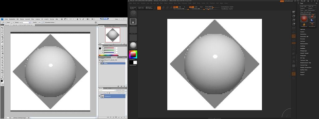Canvas size bug and resulting problems (seams) with creating tileable textures! - ZBrushCentral