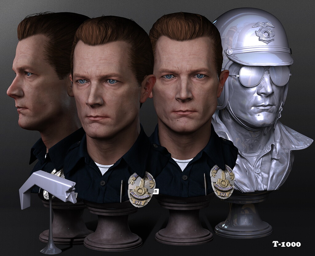 Memory Of Sci-Fi------Terminator2:Judgement Day - ZBrushCentral