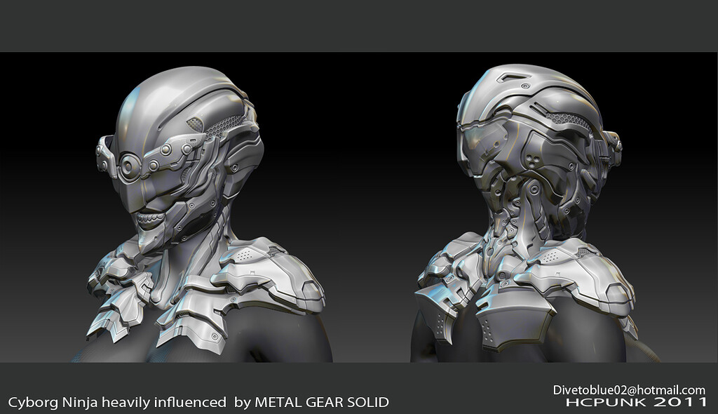 Cyborg Ninja - ZBrushCentral