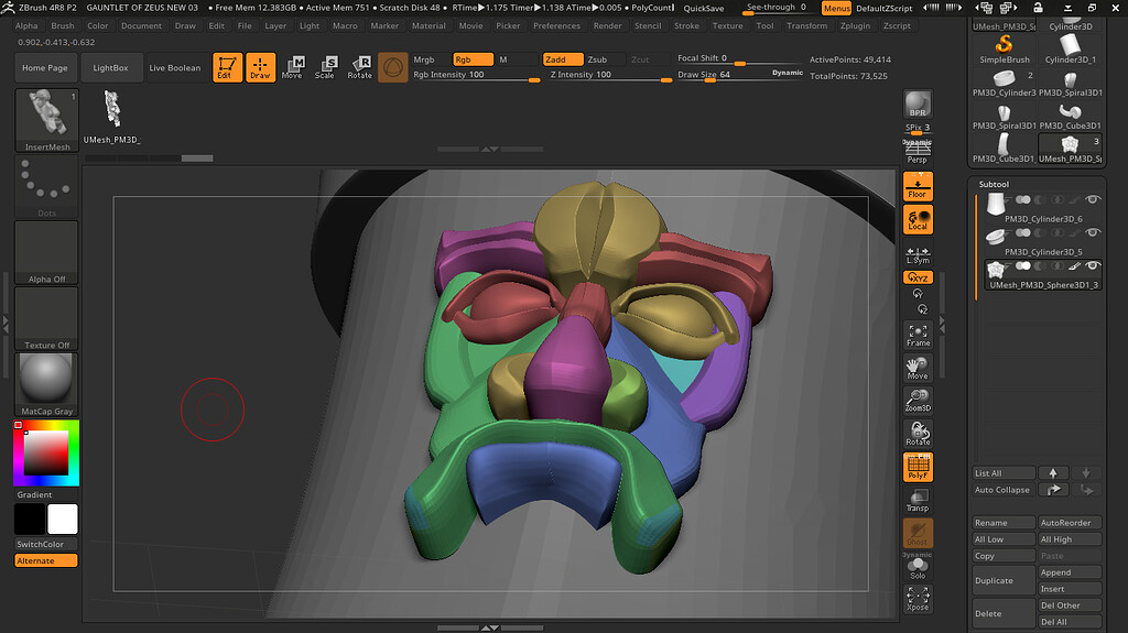 Help needed! Cannot see polymesh! - ZBrushCentral