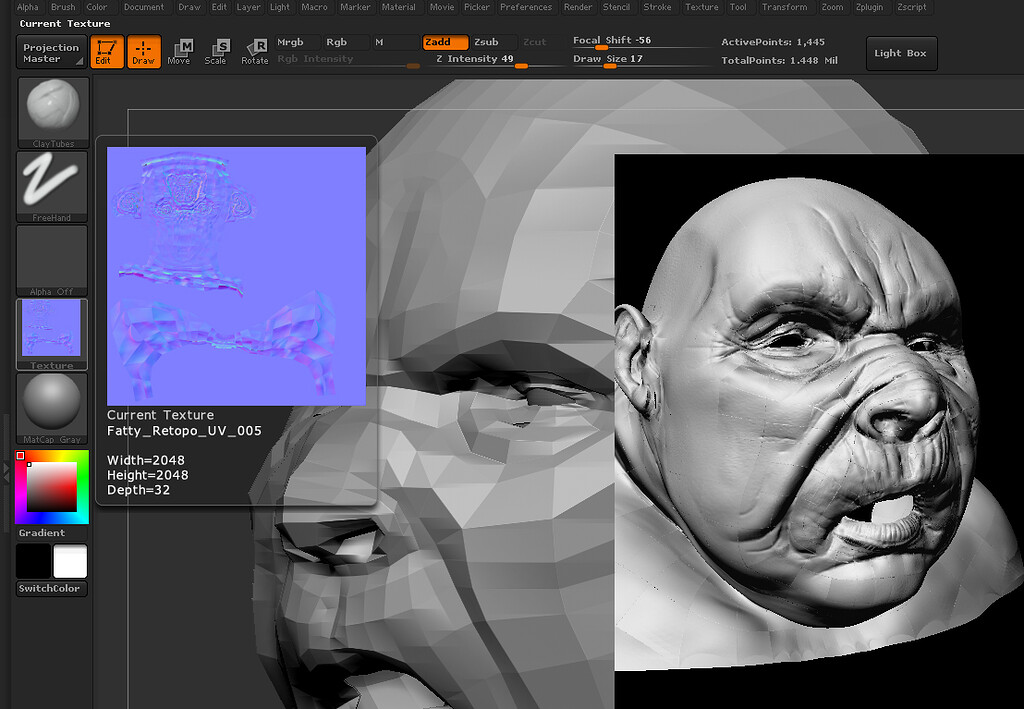 UV Broken MAX - Normal/Disp Map split. - (resolved) - ZBrushCentral