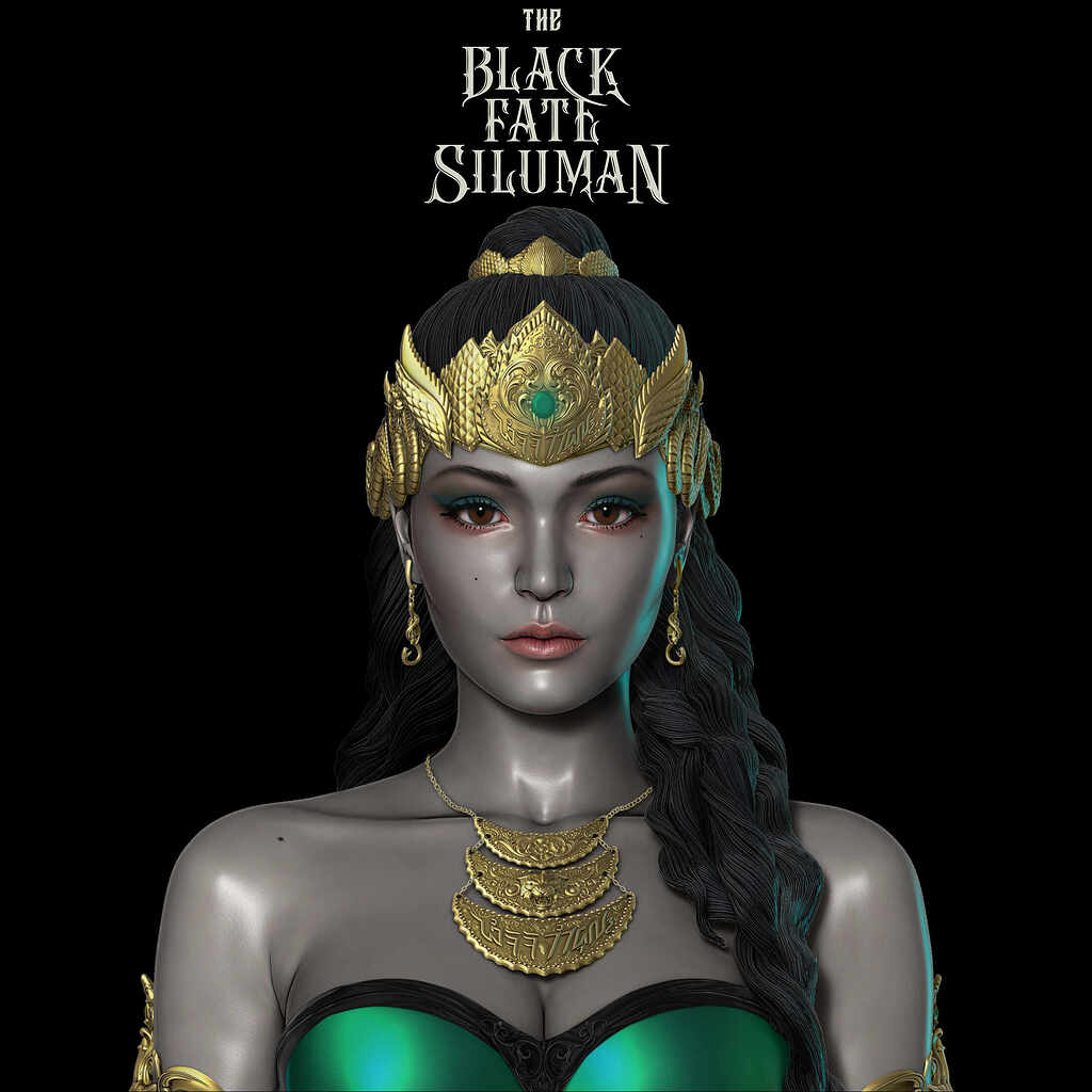 Bust Character i did for Black Fate Siluman project - ZBrushCentral