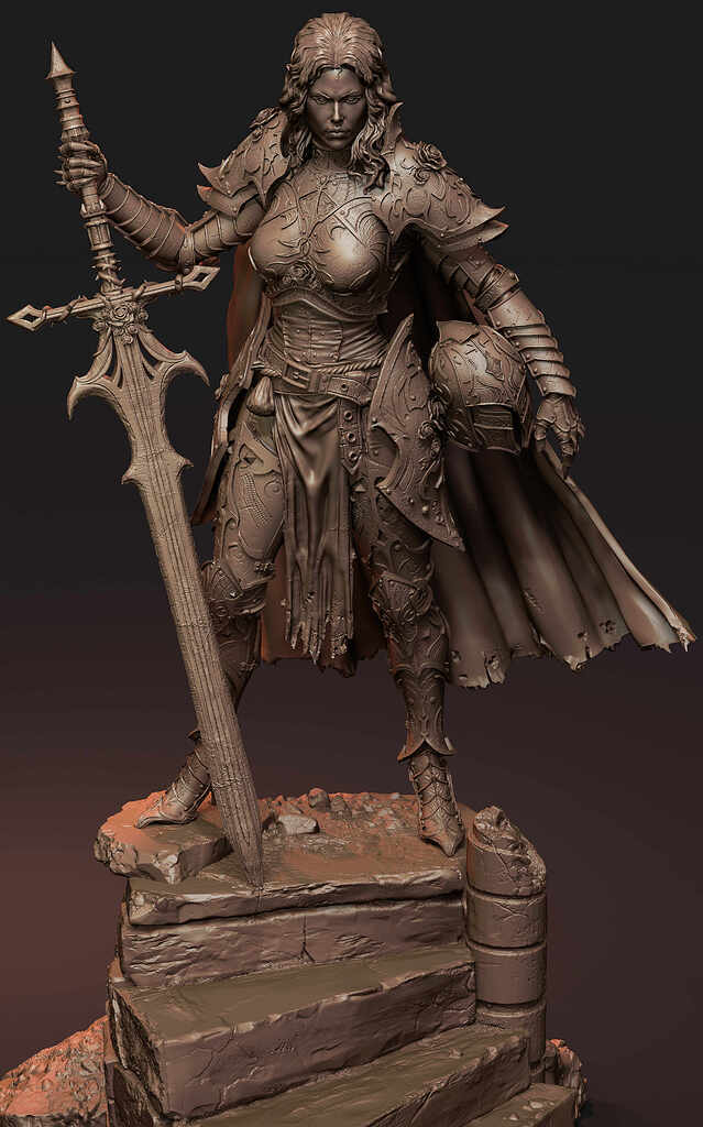 Rose knight - ZBrushCentral