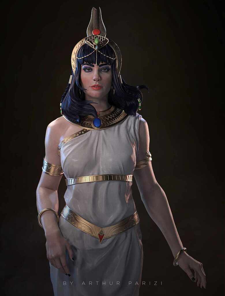 Queen Nefertari - ZBrushCentral