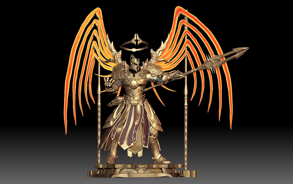 Archangel of Valor Imperius for Unicorn studios - ZBrushCentral