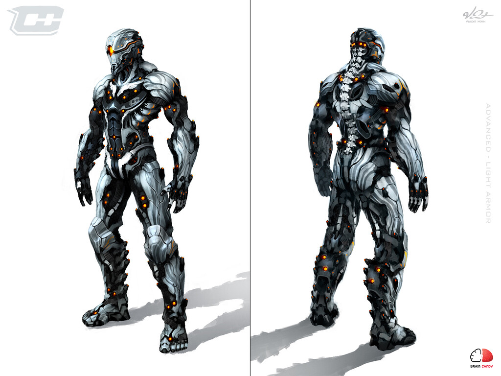 futuristic light armor
