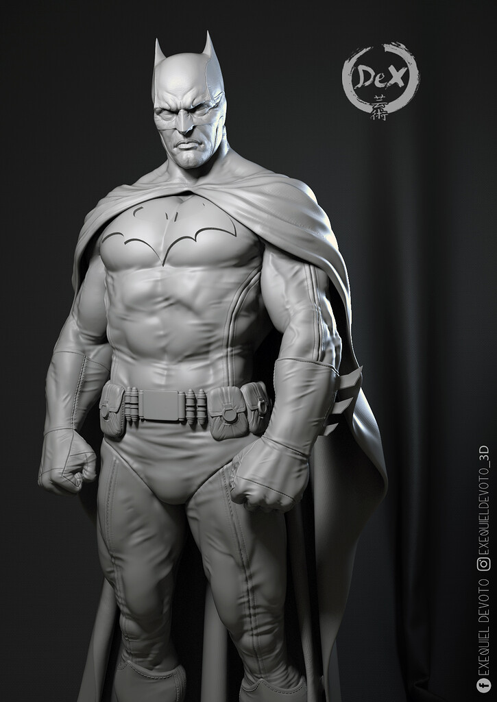 Batman Turn Render - ZBrushCentral Batman Turn Render - ZBrushCentral
