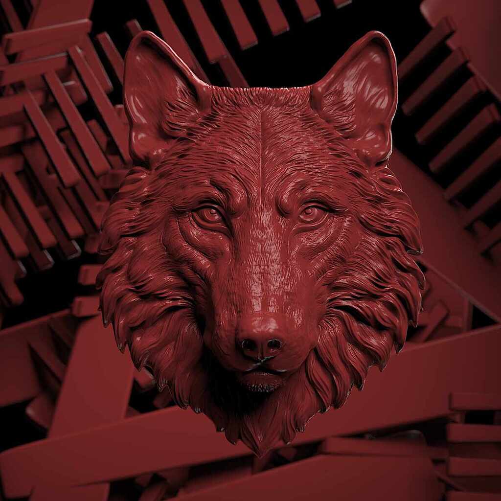 Wolf 3d art - ZBrushCentral