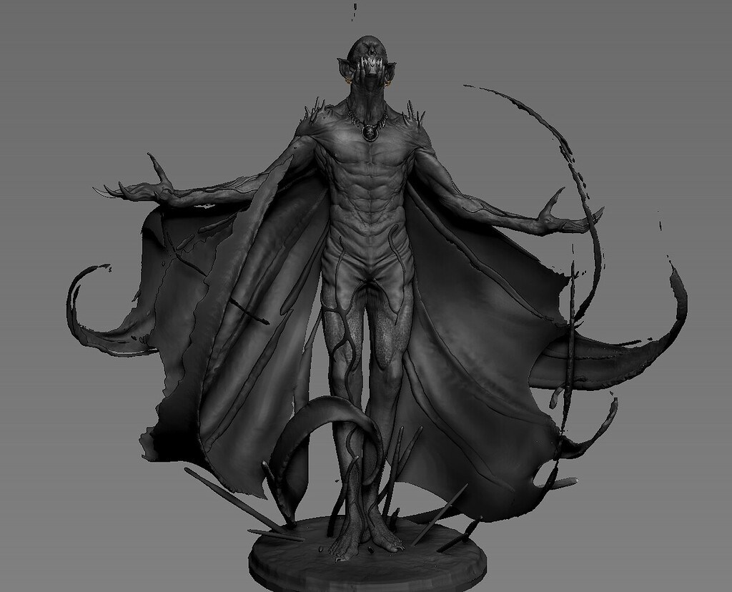 蝙蝠喰種 wip#4 - ZBrushCentral