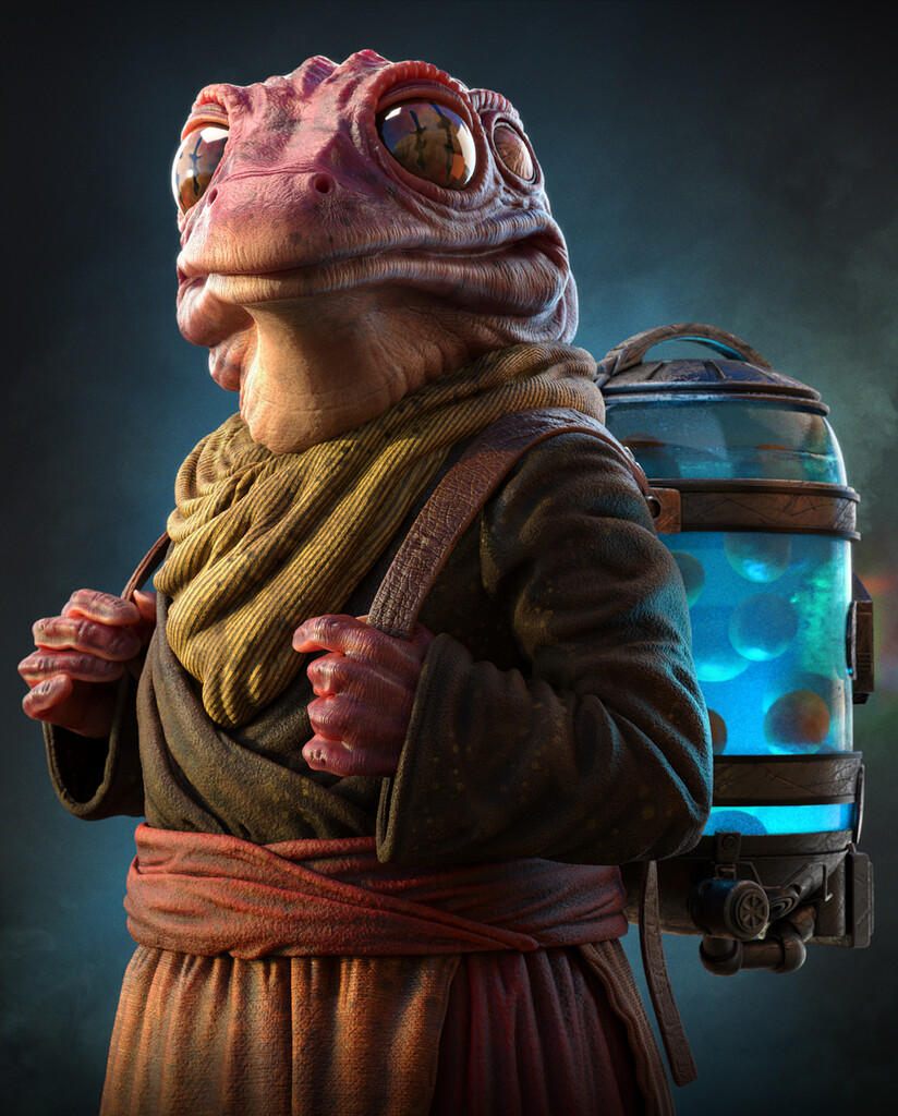 Frog Lady Zbrushcentral