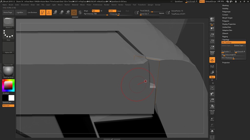 Zsphere topology issue - ZBrushCentral