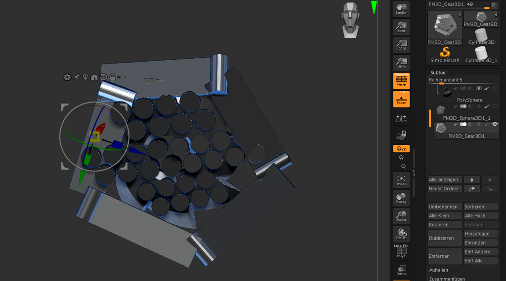 Edit Objects within Subtool - ZBrushCentral