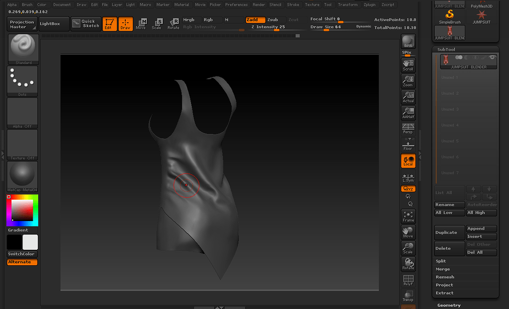 Texturing clothes in Zbrush ? - ZBrushCentral