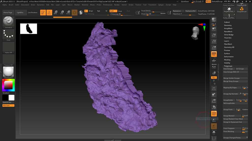 How would I create a bottom face for this mesh? - ZBrushCentral