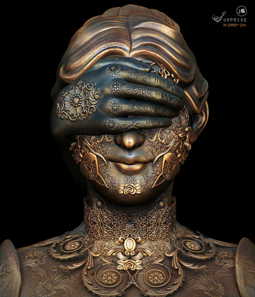 Surprise- Digital Sculpture by Surajit Sen - ZBrushCentral
