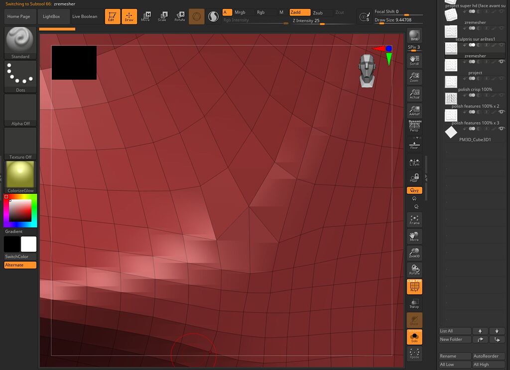 How avoid deformed edges after polish/smooth? - ZBrushCentral