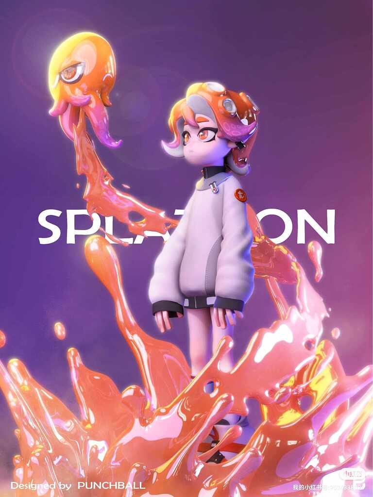 Splatoon同人作品 - ZBrushCentral