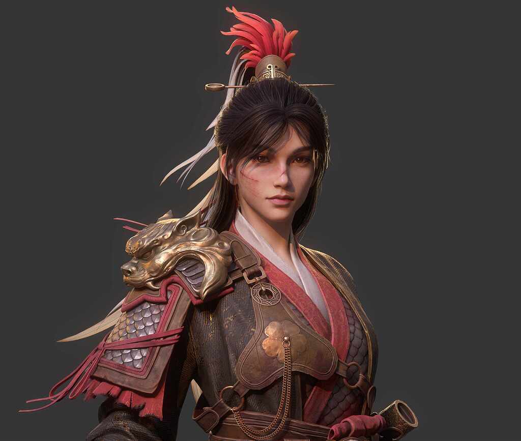 女将军 General - ZBrushCentral