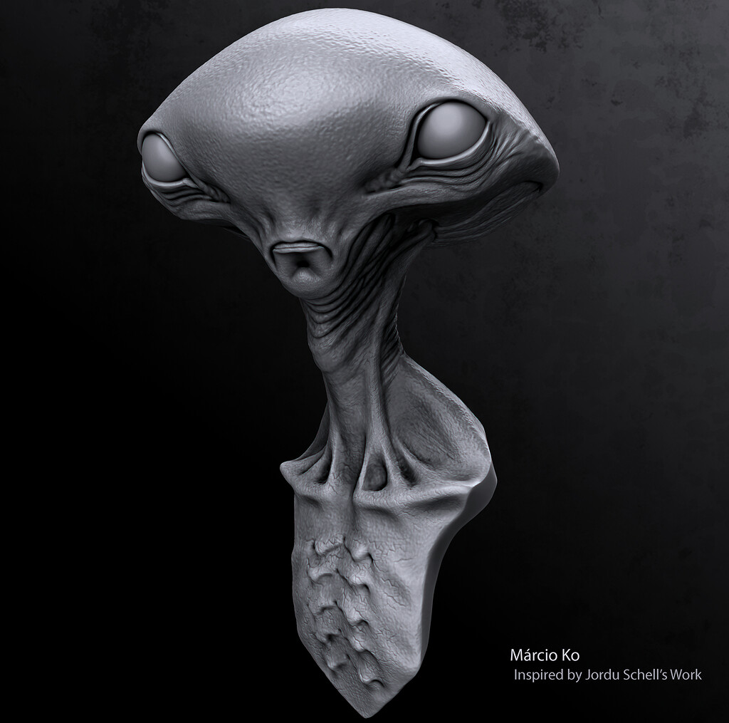 Alien Study - ZBrushCentral
