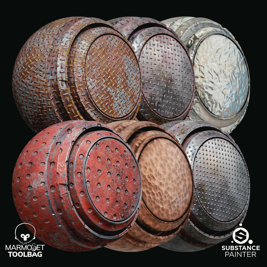 53 Metal Smart Materials - ZBrushCentral