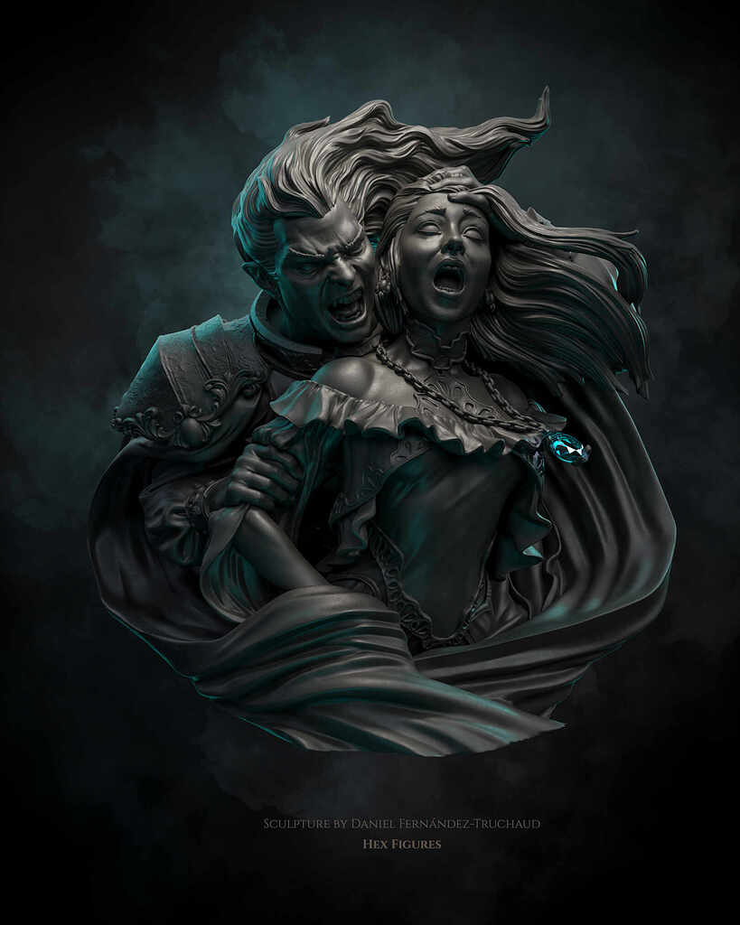 Vampire´s Embrace New Render style - ZBrushCentral
