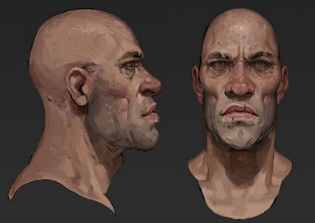 Head sculpting practice - ZBrushCentral