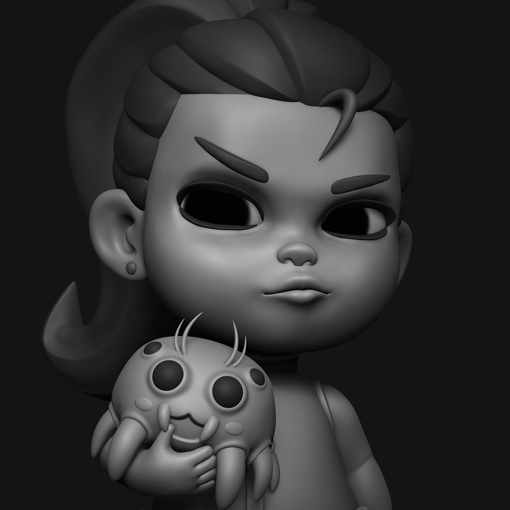 Chibi Widowmaker - ZBrushCentral