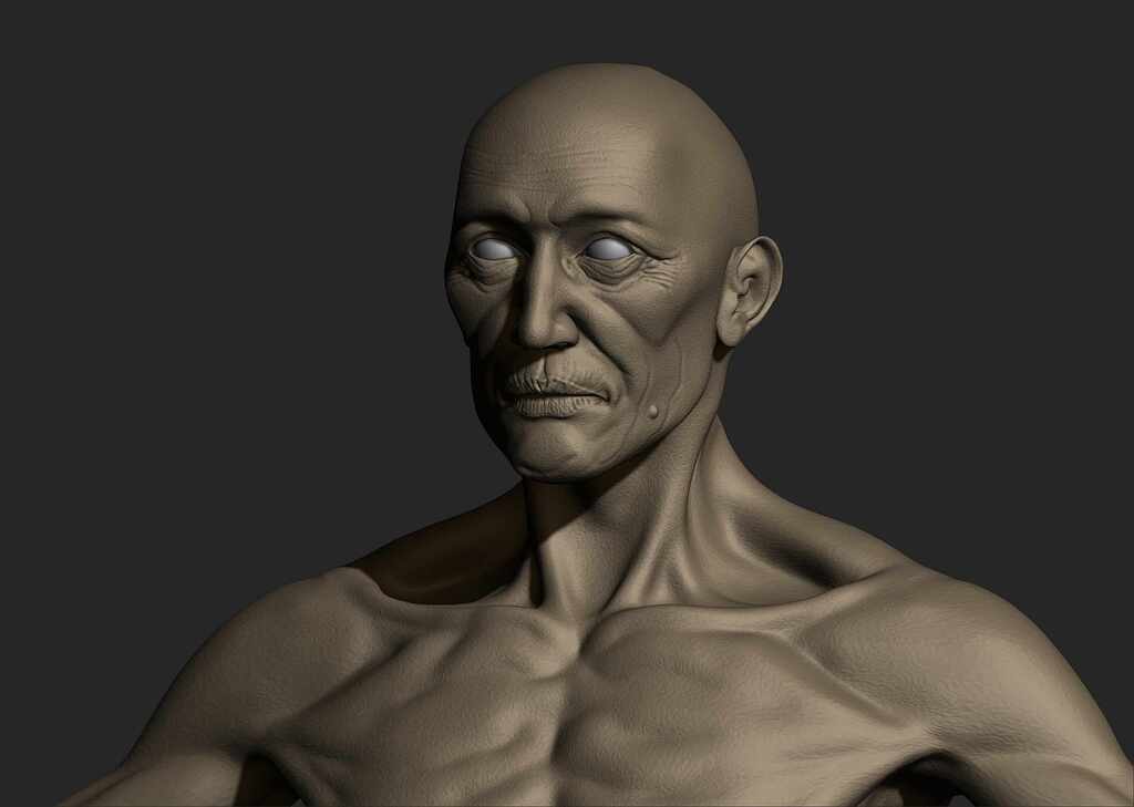 Skinny Old Man - ZBrushCentral