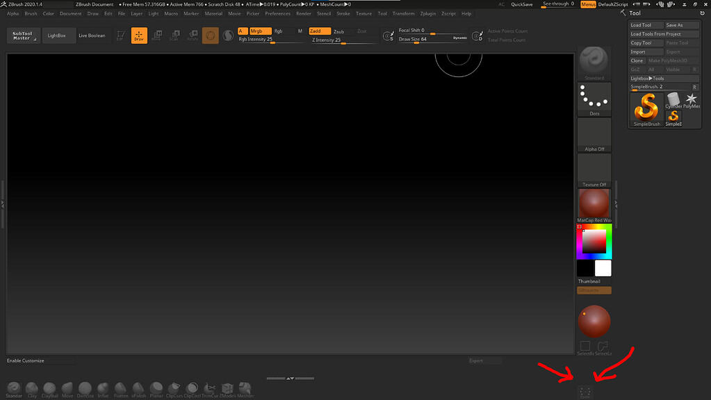 Enable Customize Config UI Issue - ZBrushCentral
