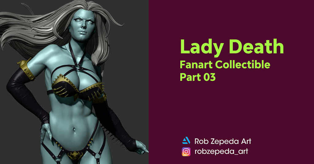Lady Death Fanart Collectible: Part 3 Clothes section 1 - ZBrushCentral