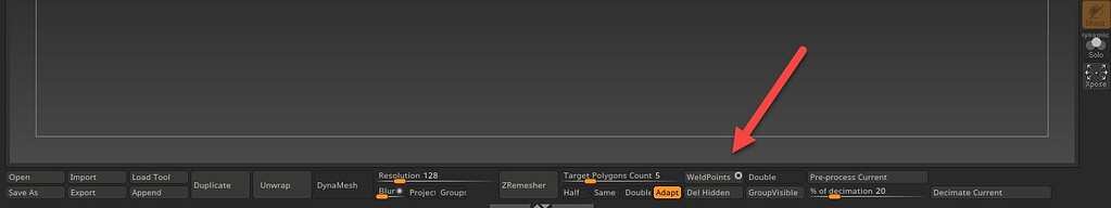 More space at the bottom section - ZBrushCentral