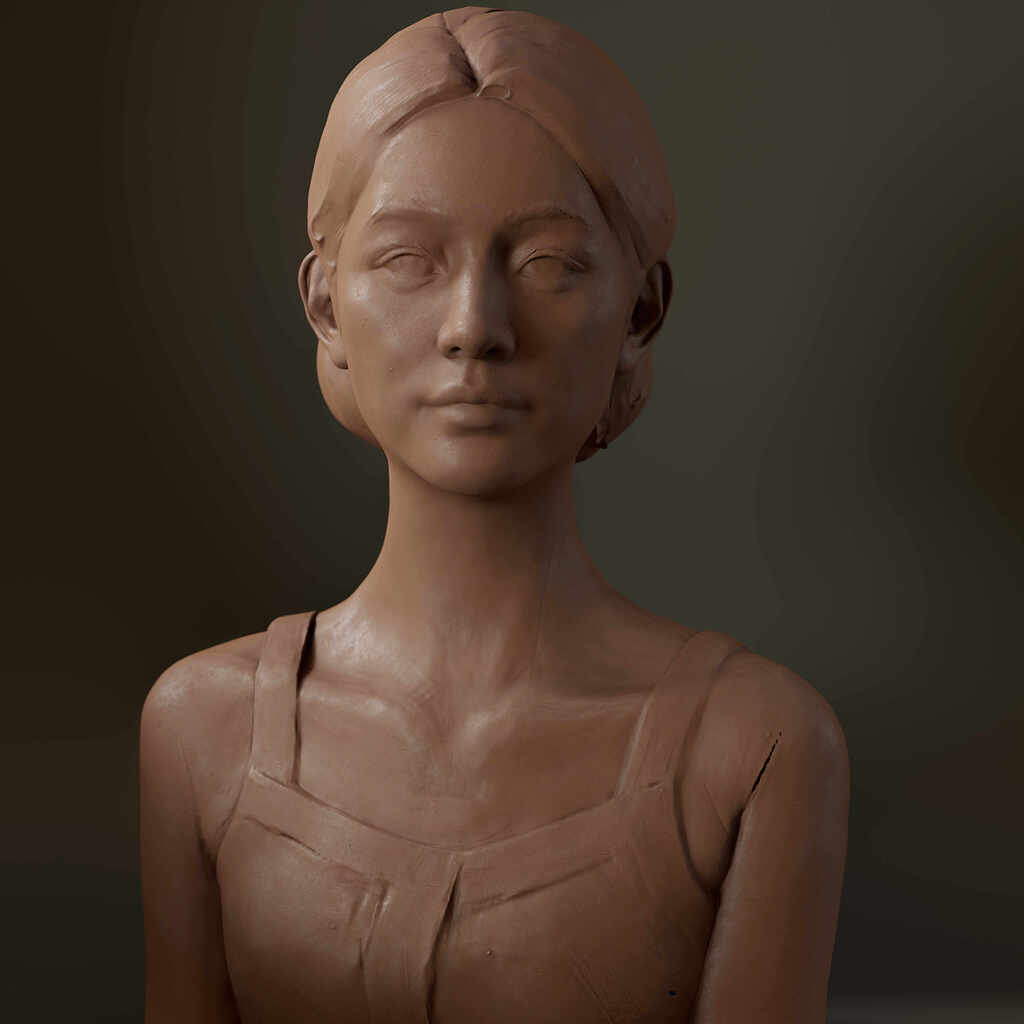 Clay bust - ZBrushCentral