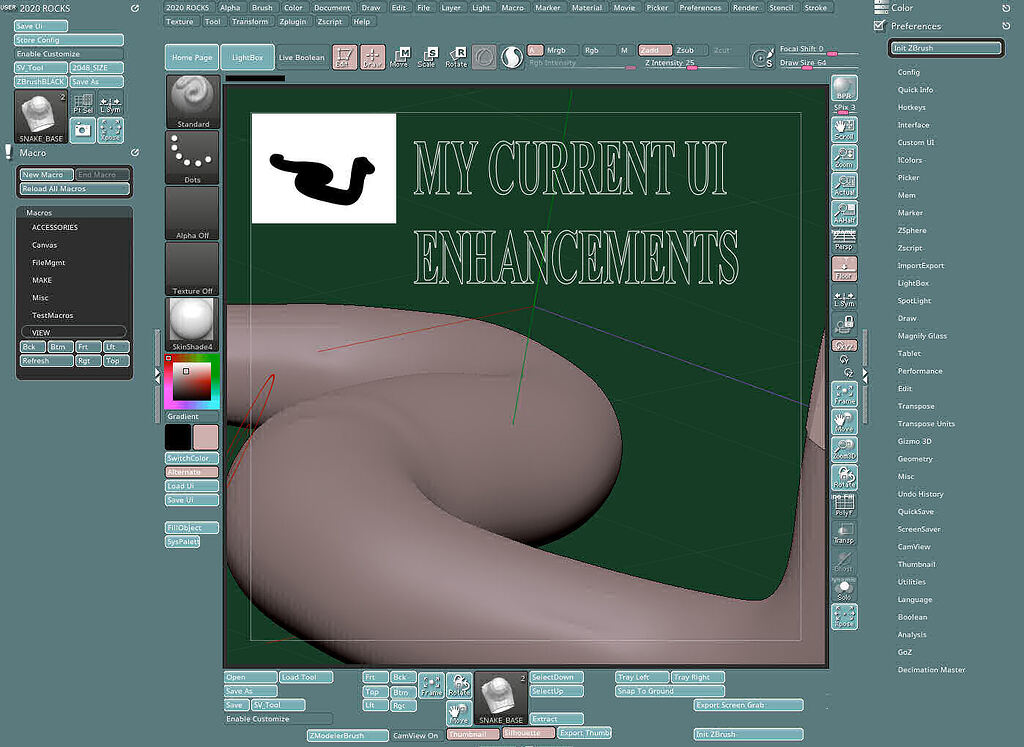 Custom UI - ZBrushCentral