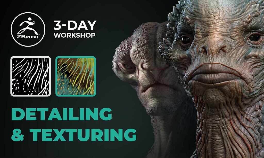 FREE live workshop: Detailing and texturing in ZBrush - ZBrushCentral