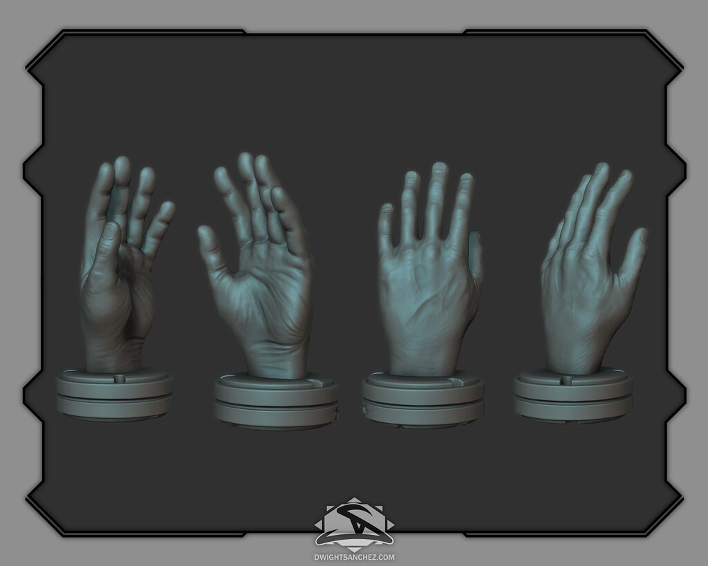 Stylized Hand Study - ZBrushCentral