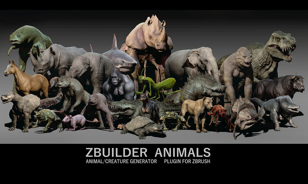 Zbuilder Animals - ZBrushCentral