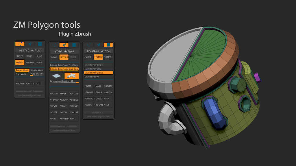 ZM polygon tools - ZBrushCentral