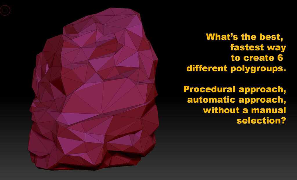 Polygroups? - ZBrushCentral