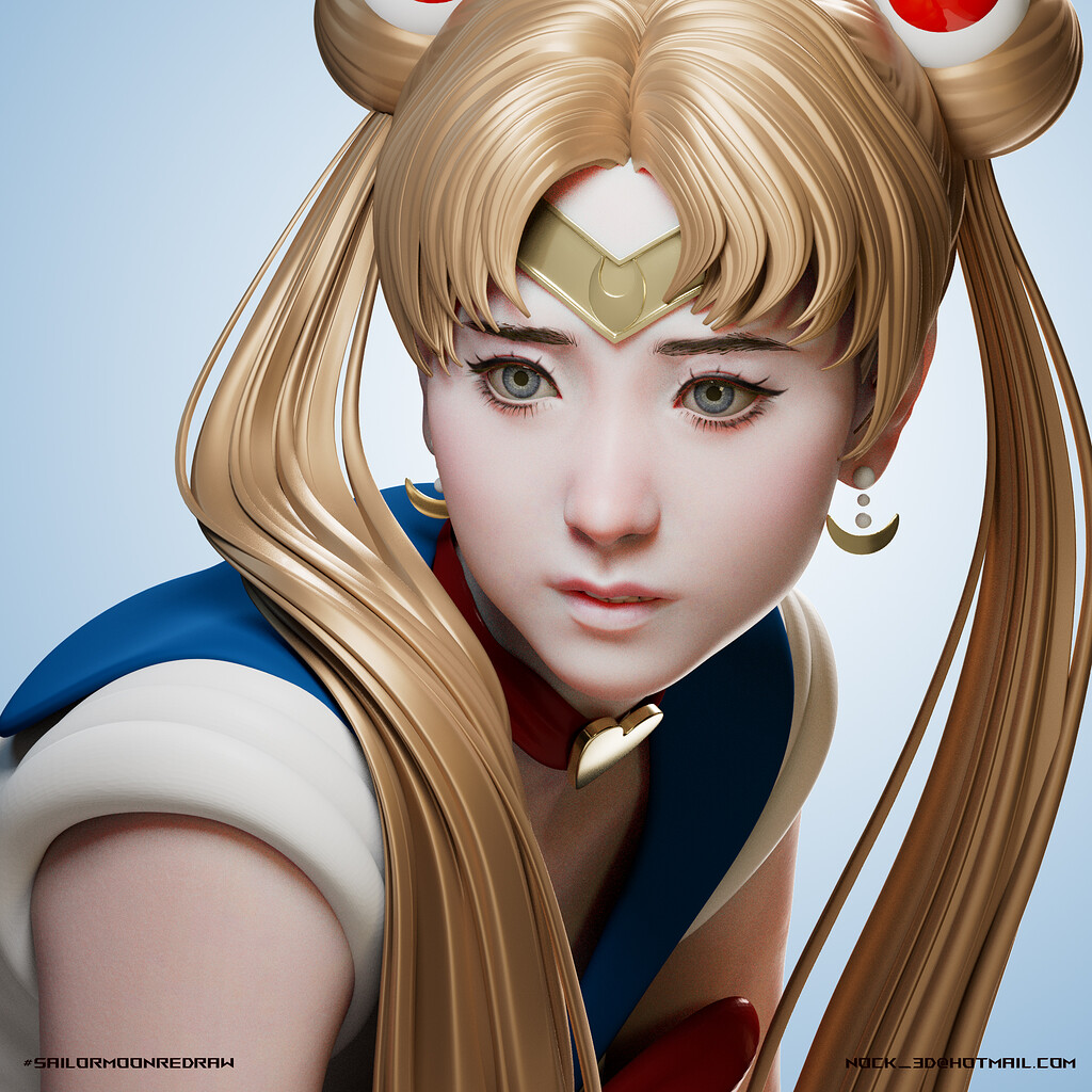 Sailormoonredraw Zbrushcentral