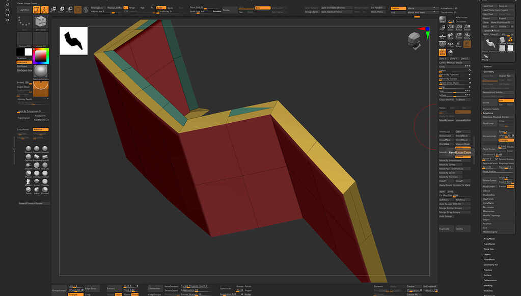 Panel Loops Has A Bug Zbrushcentral